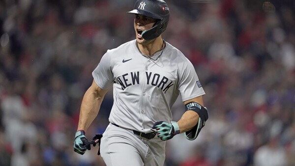 '홈런포 4방' 양키스 WS 진출 이끈 스탠튼, ALCS MVP 선정